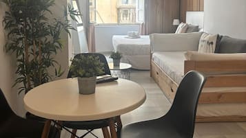 Apartamento luxo | Área de estar | Smart TV