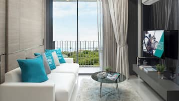 Executive King Sea View | 1 quarto, frigobar, cofres nos quartos, escrivaninha