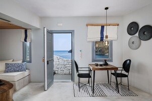 Luxury Suite with Panoramic Sea View | Lençóis de algodão egípcio, roupa hipoalergénica 