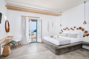 Quarto Superior, vista para o mar (Panoramic) | Lençóis de algodão egípcio, roupa hipoalergénica 