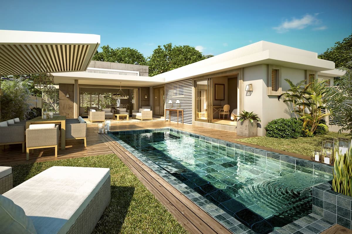 Villa, 3 quartos, vista para o jardim | Terraço/pátio interior