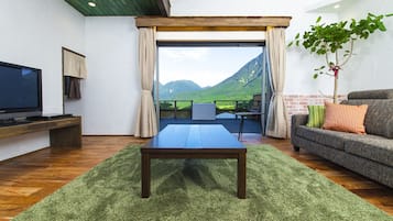 Villa, não fumadores, no edifício anexo (With Open-Air&Indoor Bath) | 1 quarto, Wi-fi grátis, roupa de cama fornecida
