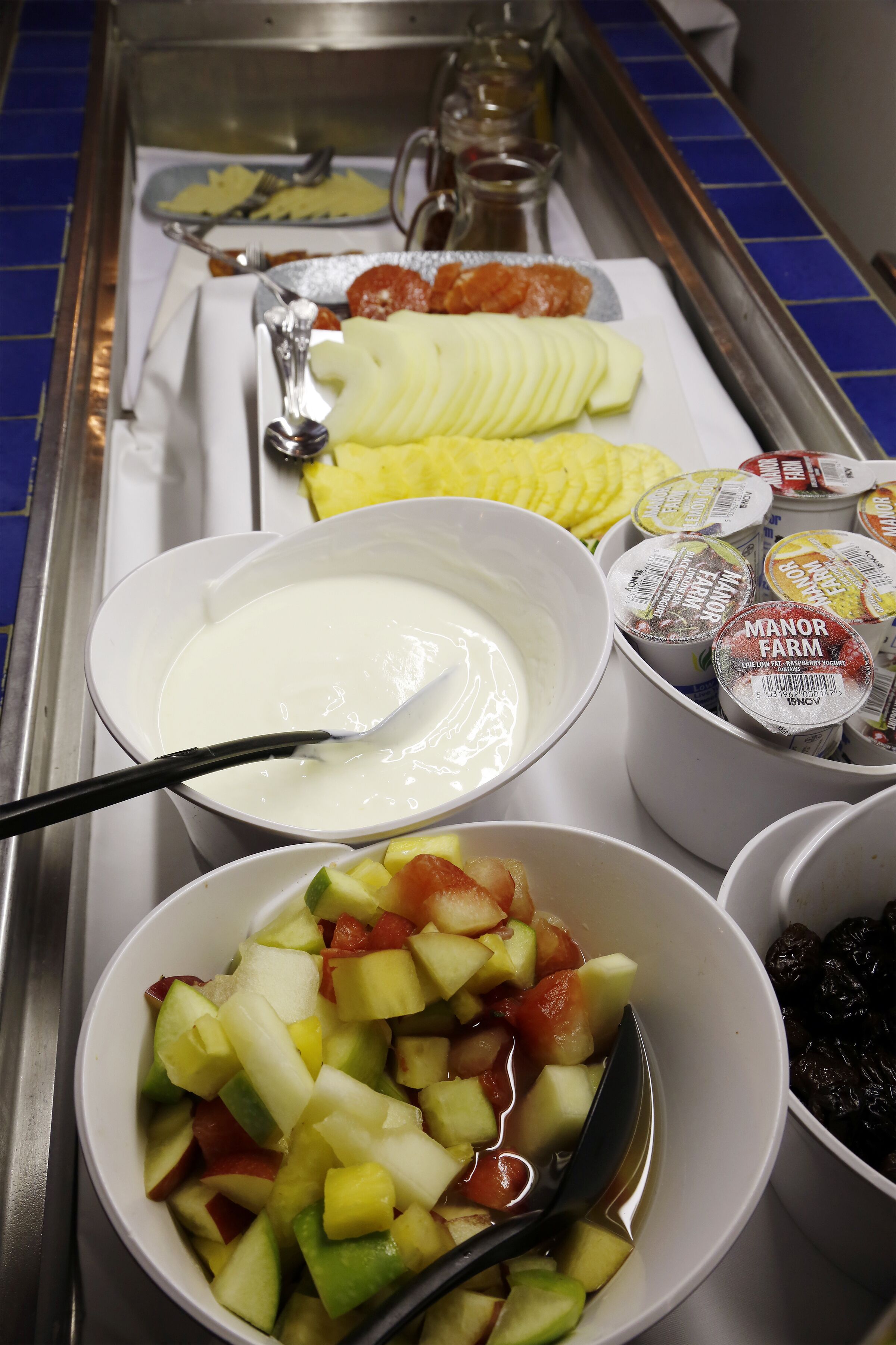Café da manhã com buffet todos os dias mediante uma taxa