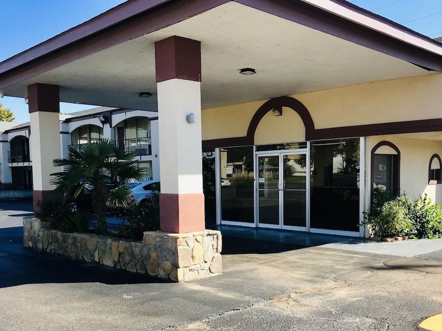 Entrada do alojamento