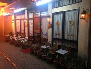 Entrada do alojamento
