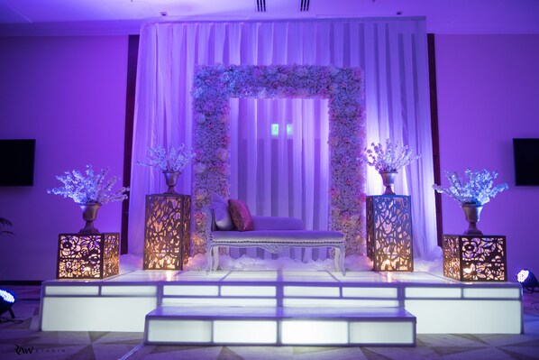 Área interna para casamento