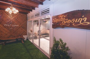 Entrada do alojamento