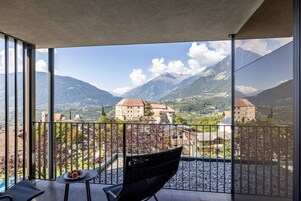 Quarto casal, vista para o vale | Terraço/pátio