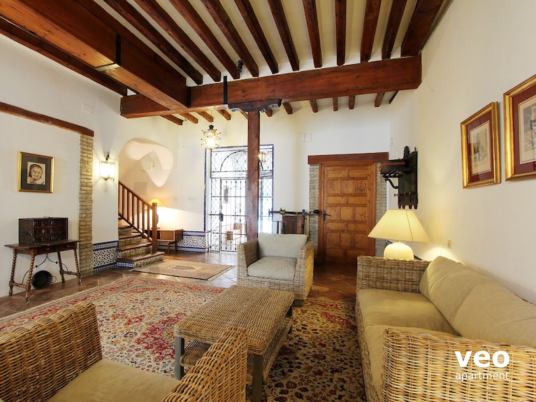 Casa Monsalves. 6 Chambres, 5 Salles De Bains, Patio, Terrasse - Séville