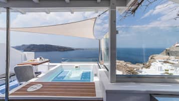 Vila superluxo, 1 quarto, banheira de hidromassagem, vista para a colina | Banheira de hidromassagem