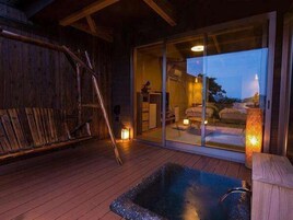 Quarto, não fumadores, no edifício anexo (with Open-air Bath, - KITA -) | Terraço/pátio interior