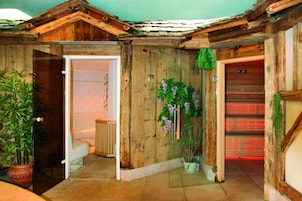 Sauna seca, banheira de hidromassagem, sauna a vapor, banho turco/hammam