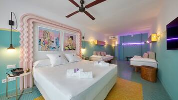 Suíte (4 pax) | 1 quarto, roupas de cama premium, frigobar, cofres nos quartos