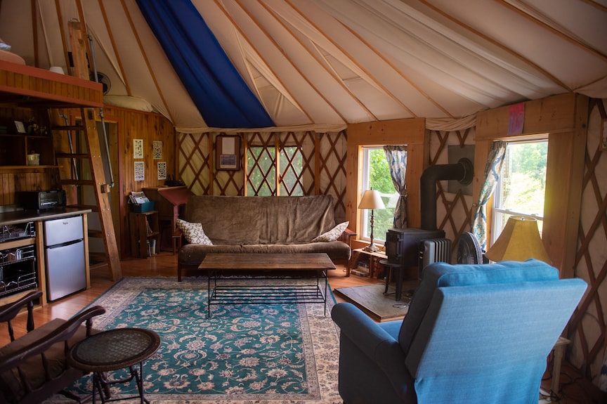 Secluded, Clean Yurt, Retreat On A Forest Farm - Finger Lakes, NY