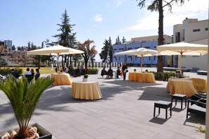 Área externa para banquete