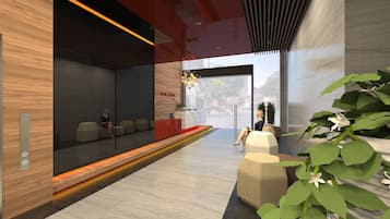 Sala de estar do lobby