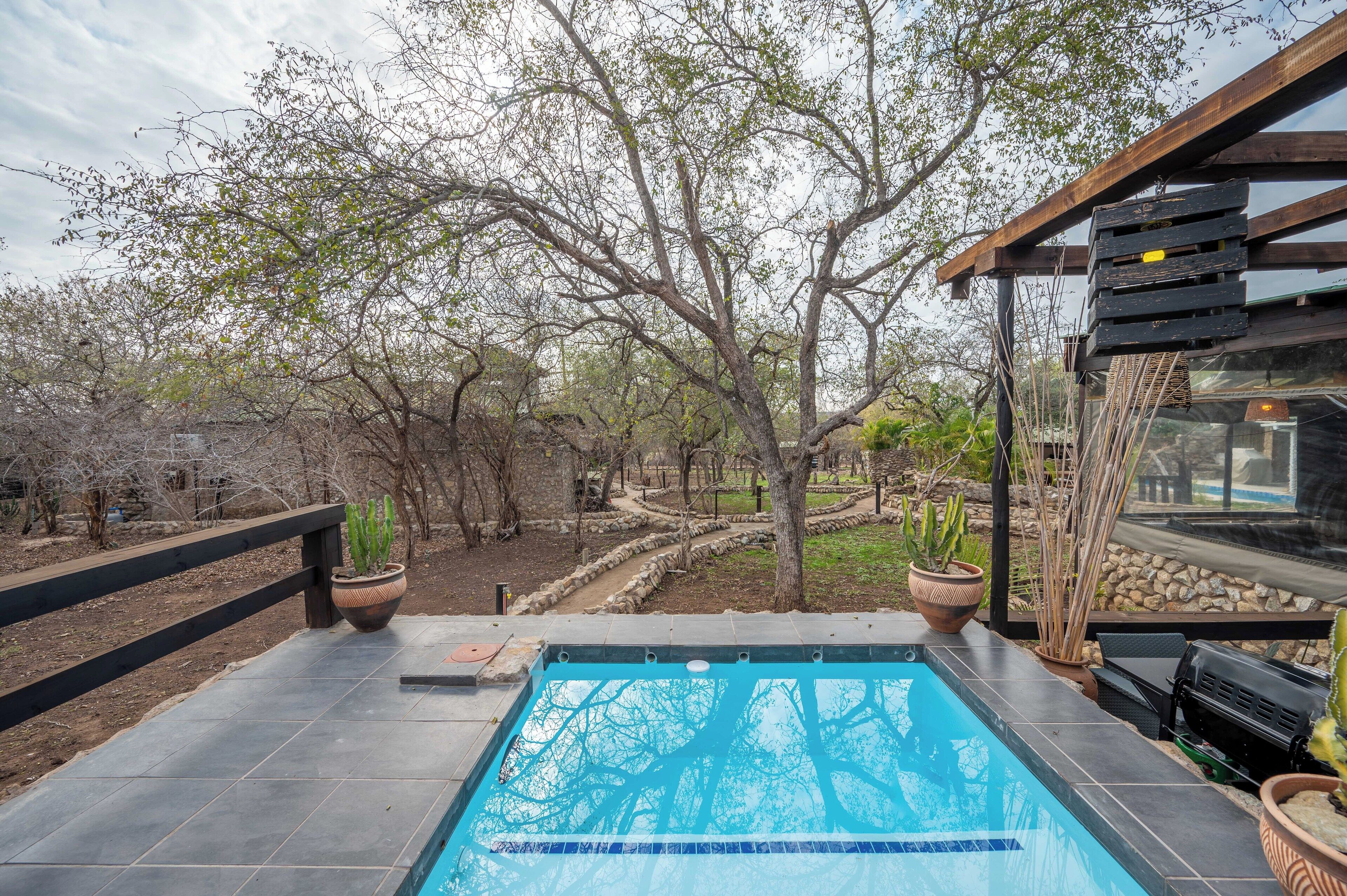 5 piscinas externas, piscina infinita, espreguiçadeiras