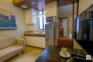Suite | Roupa de alta qualidade, edredões de penas, minibar, cofre no quarto 