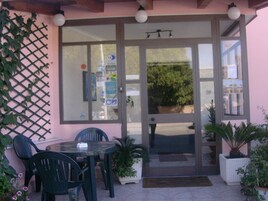 Entrada do alojamento