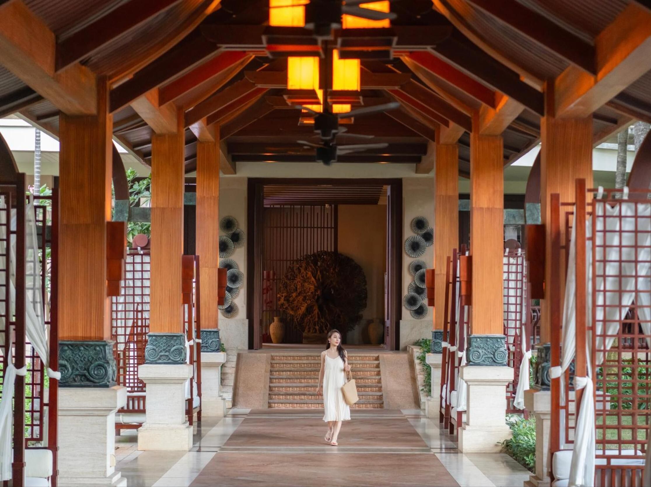 Área externa para banquete