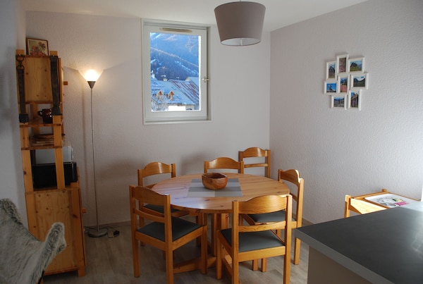Fully Refurbished 3-room Apartment With A Balcony And A View Over The Mountain - Le Monêtier-les-Bains
