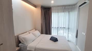 Quarto família | 1 quarto, roupas de cama antialérgicas, escrivaninha