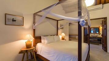 Bangalô, 2 quartos | Roupas de cama premium, frigobar, cofres nos quartos