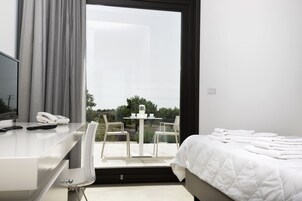 Quarto Duplo Standard, vista para o jardim | Minibar, cofre no quarto, secretária, quartos insonorizados 