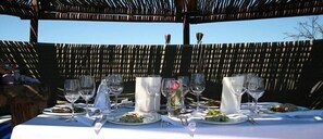 Opções para refeição ao ar livre