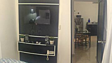 Suite-Estúdio Júnior, 1 quarto | 1 quarto, roupa de alta qualidade, camas de colchão Tempur-Pedic