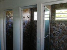 Duche na casa de banho