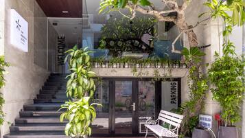 Entrada do alojamento