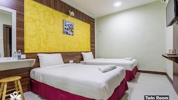 Quarto duplo | Quartos à prova de som, ferros/tábuas de passar roupa, Wi-Fi de cortesia