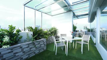 Terraço no piso superior