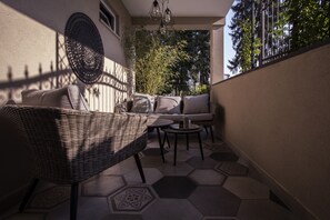 Quarto casal ou duplo superior, terraço | Terraço/pátio