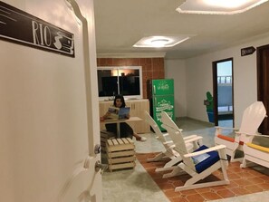 Sala de estar do lobby