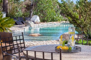 Suíte, cozinha americana, vista para o mar (Suite Pignottu) | Terraço/pátio