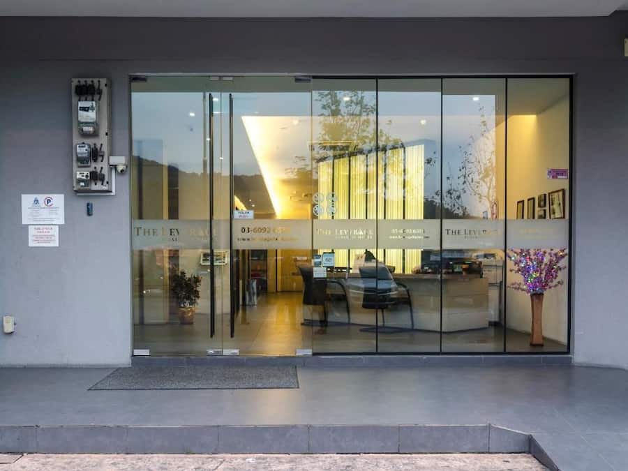 Entrada do alojamento