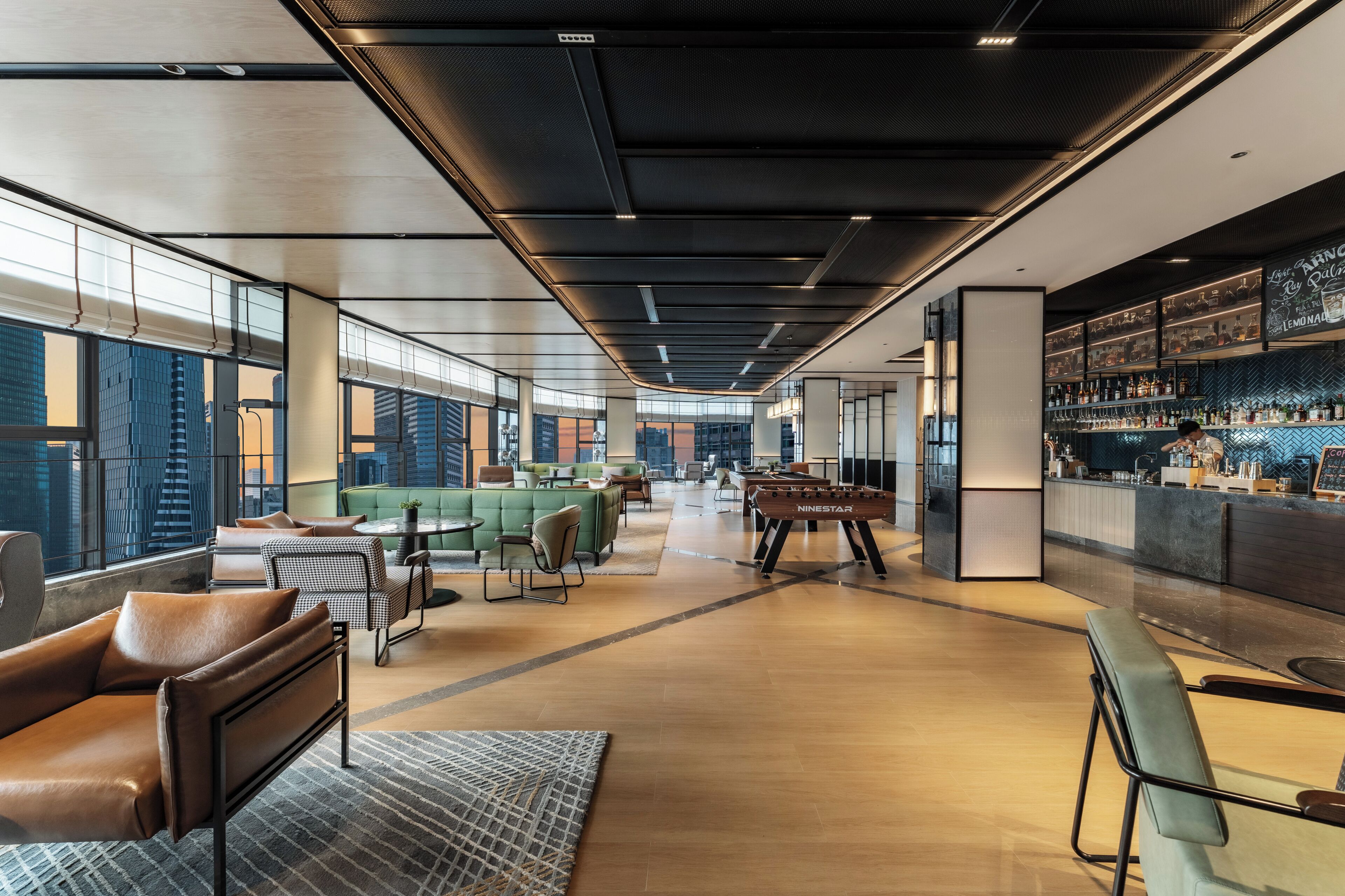 Sala de estar do lobby