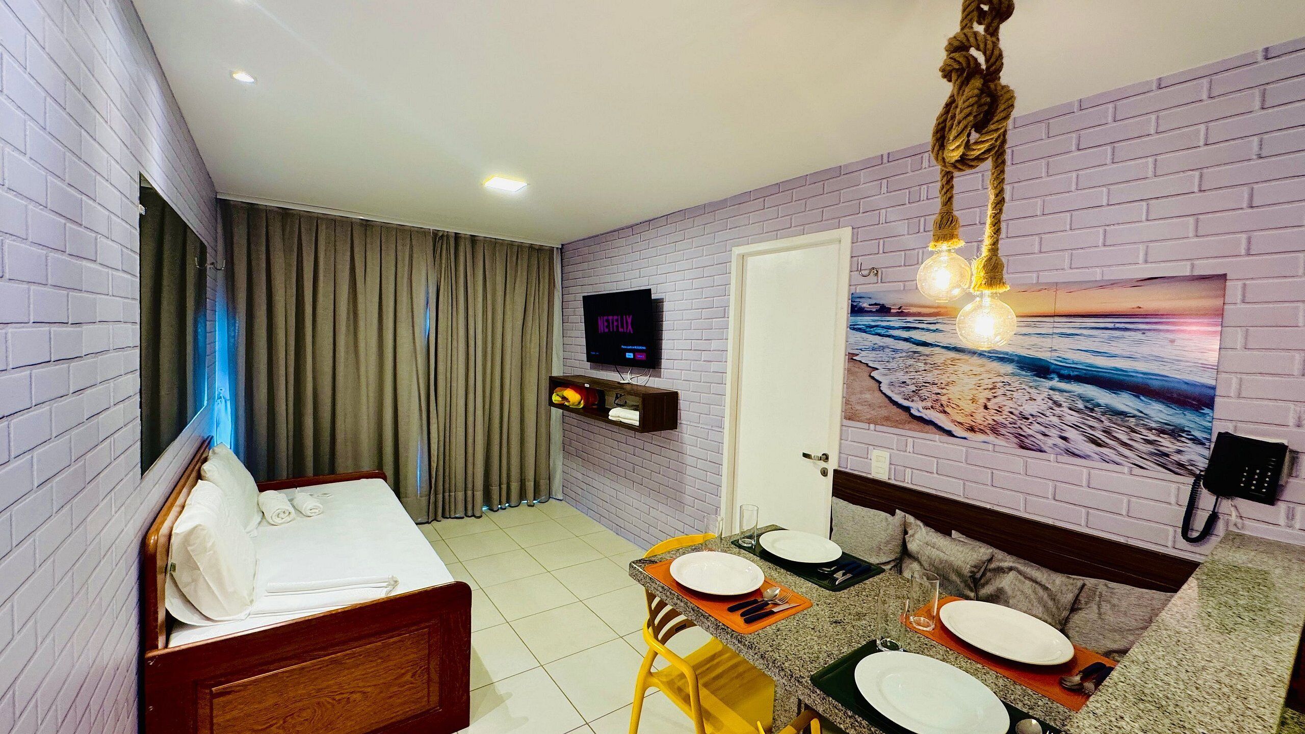 Apartamento Standard, 1 quarto | 1 quarto, lençóis de algodão egípcio, roupa de alta qualidade 