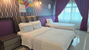 Quarto Familiar | Secretária, ferro/tábua de engomar, Wi-fi grátis