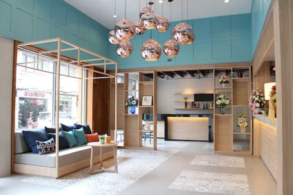 Sala de estar do lobby