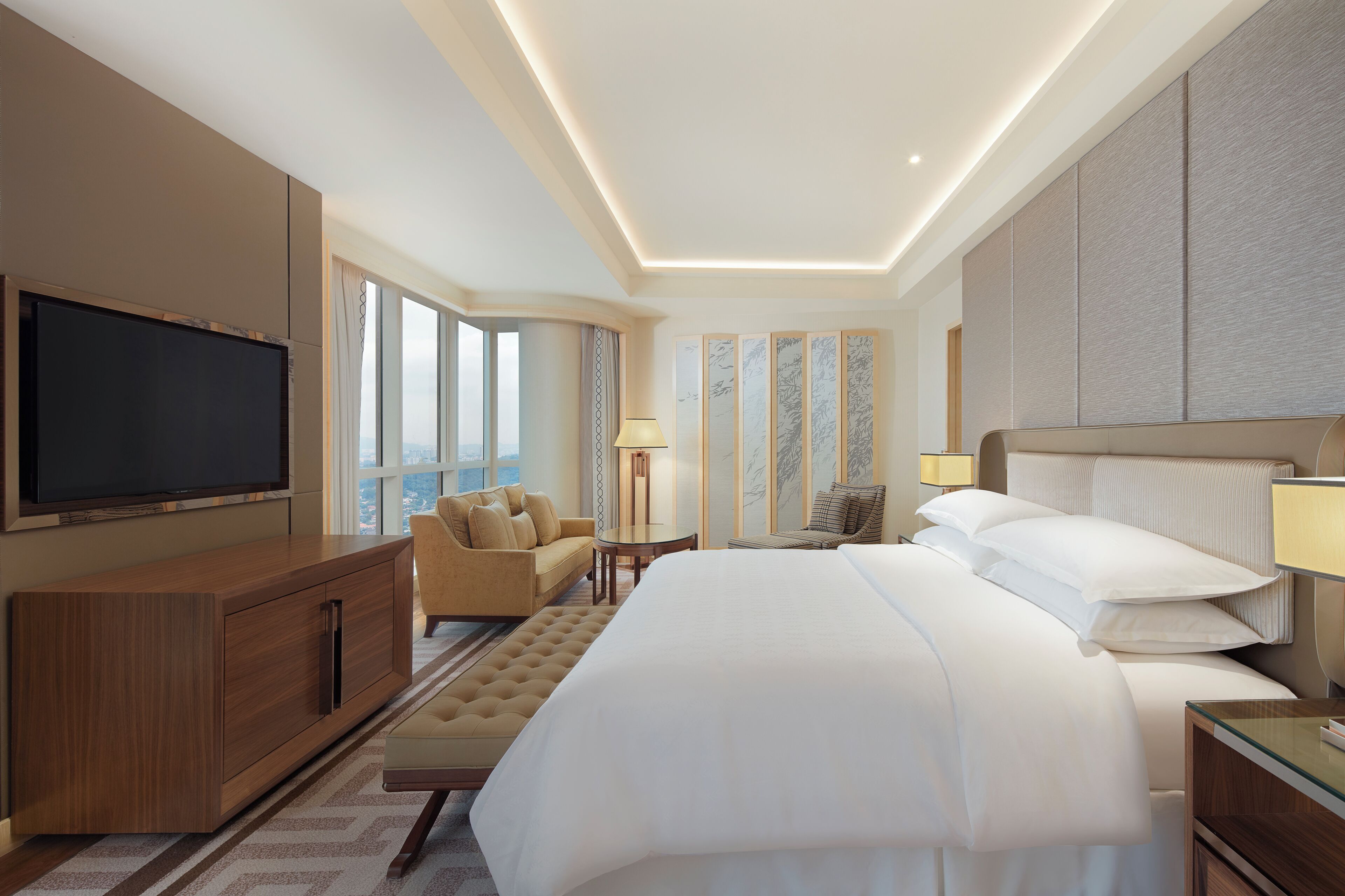Suite Presidencial, 1 quarto | Lençóis italianos Frette, roupa de alta qualidade, edredões de penas 