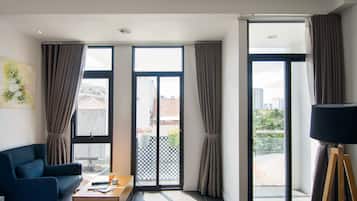 Estúdio Deluxe, varanda | Vista do quarto