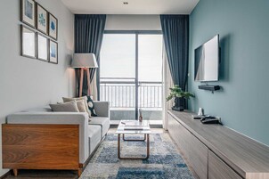 Suíte premium, 1 quarto | Vista do quarto