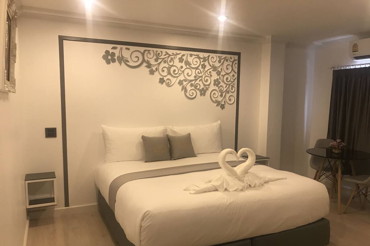 Quarto Duplo Superior | Cofre no quarto, camas desdobráveis, Wi-fi grátis
