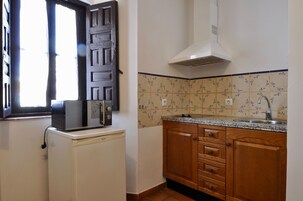 Penthouse, terraço | Cozinha privada | Uma chaleira elétrica 