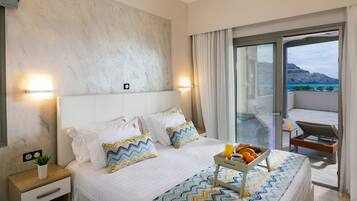 Apartamento Executivo, 2 quartos, vista para o mar | Vista para a praia ou o mar