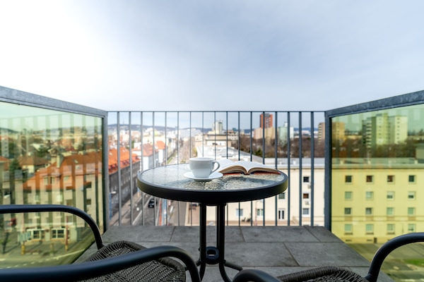 Apartamento superior | Terraço/pátio