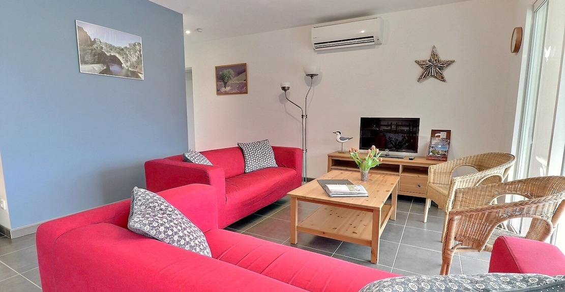 Belle Villa 6 Pers 3 Chambres Terrain Clos Avec Piscine Privée Vallon Pont D'arc - Vallon-Pont-d'Arc